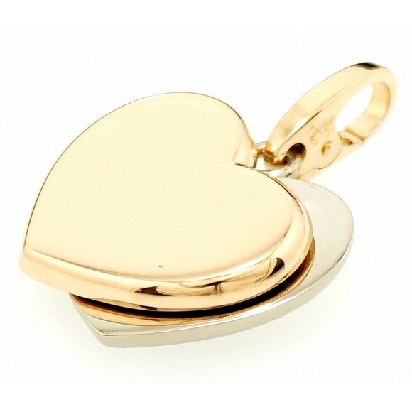 Cartier | Bags | Cartier 2 Heart Motif Heart Necklace Pendant Gold ...